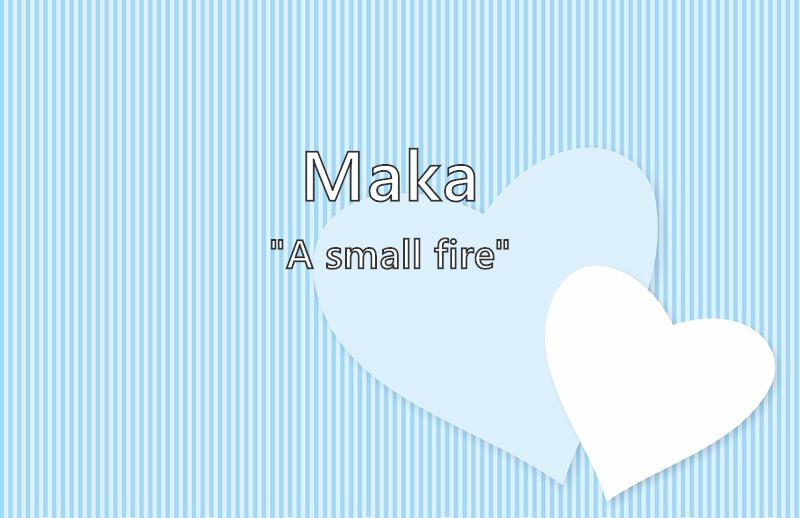 Maka Name - Maka is generally used as a girl's name. - Colorificer