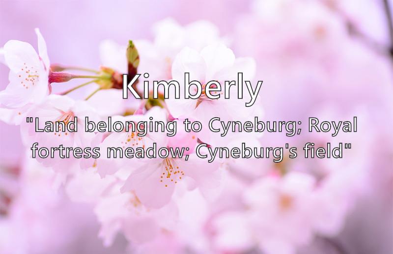 Kimberly Name Meaning