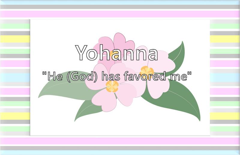 Yohanna Meaning
