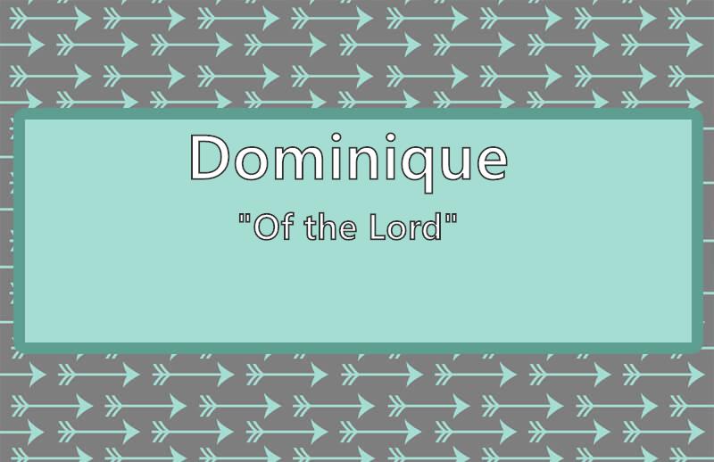 Dominique Name Gender